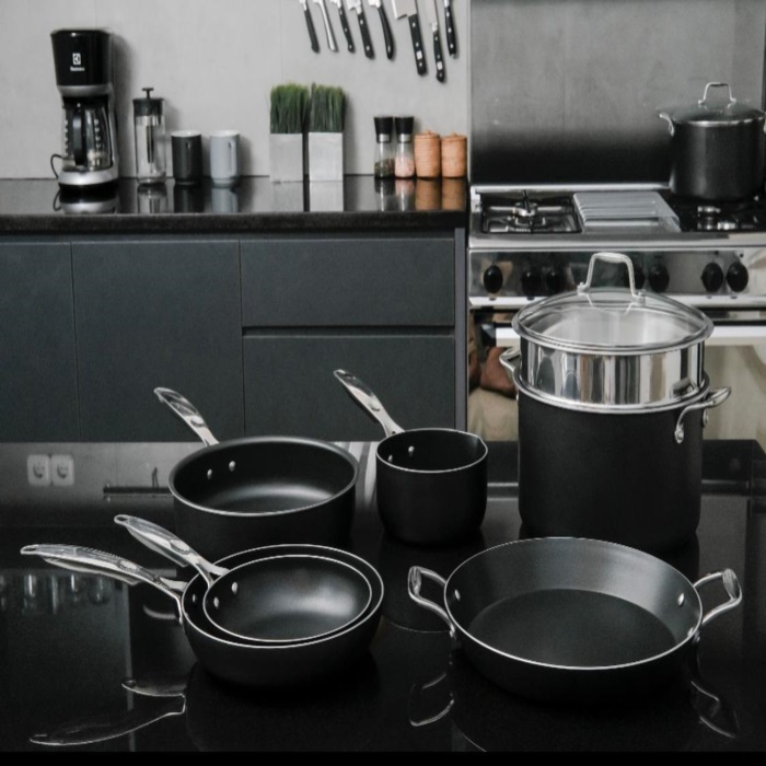 Panci Supra Renatta 8pc Black
